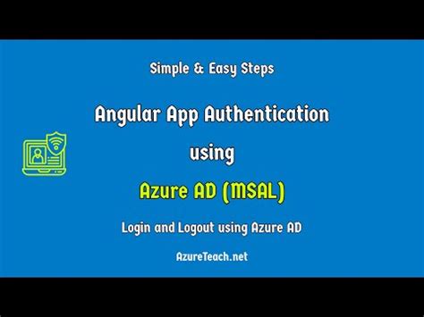 Angular Azure Active Directory Ad Authentication Using Msal