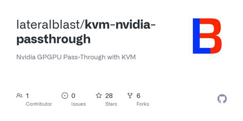 GitHub Lateralblast Kvm Nvidia Passthrough Nvidia GPGPU Pass Through With KVM