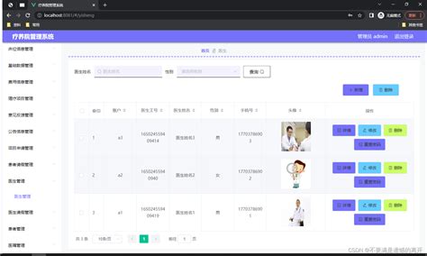 基于springboot的疗养院管理系统设计与实现疗养院系统 Csdn博客