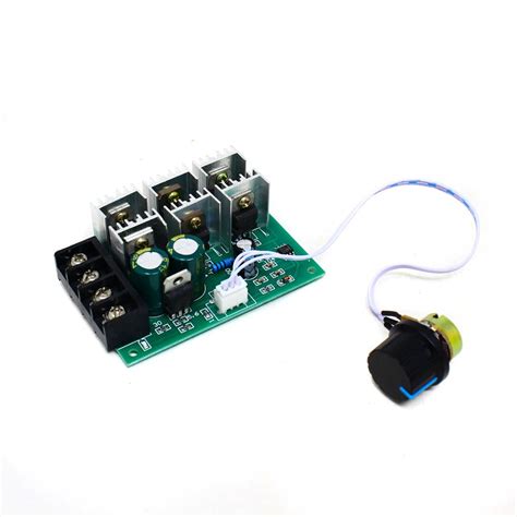 W PWM Motor Speed Controller With Potentiometer Robozar