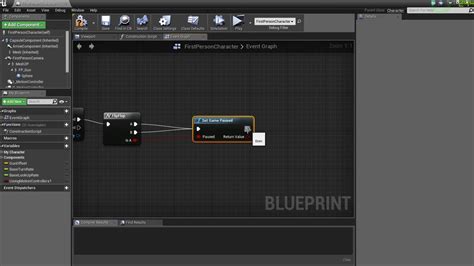 Pause And Un Pause With A Single Key Unreal Engine 4 Tutroial Youtube