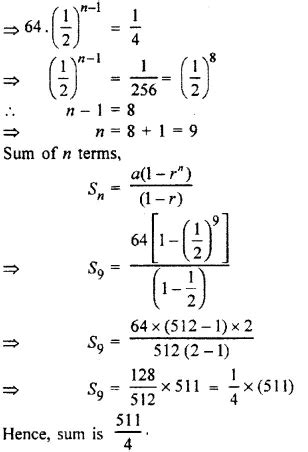 For Class 11 Maths Chapter 8 Sequence Progression And Series Ex 8 4
