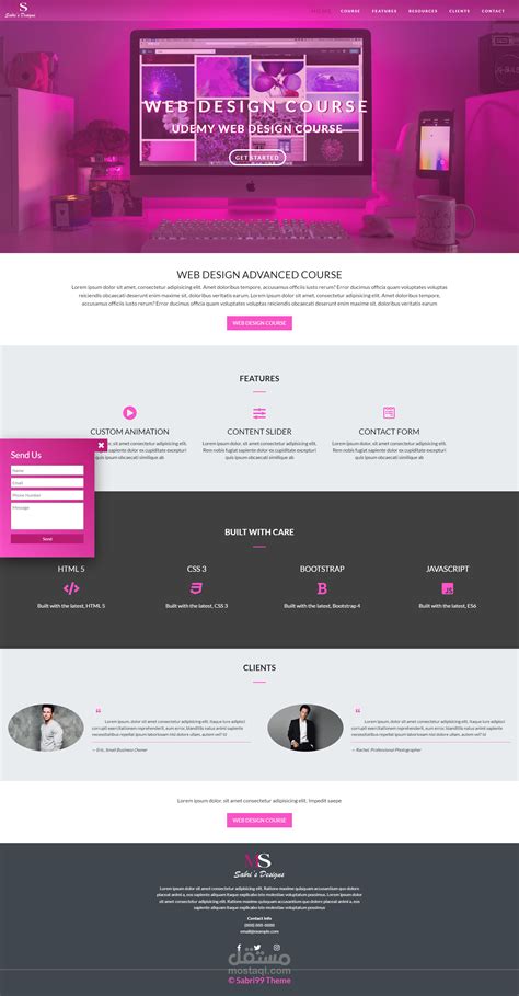 Webdesign Course مستقل