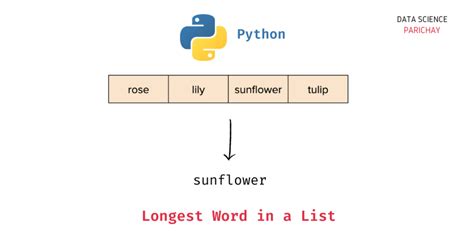 Find The Longest Word In A List In Python With Examples Data Science Parichay