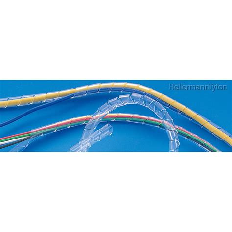ヘラマンタイトン Ts 6n Cr スパイラルチューブ 100m×1巻 透明 タイトン Hellermanntyton Ts 6n Cr