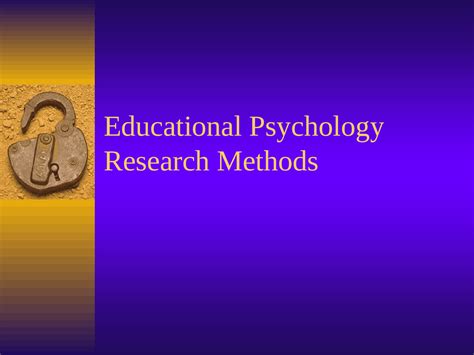 Research Methods Powerpoint Notes Psyc 2060 Docsity