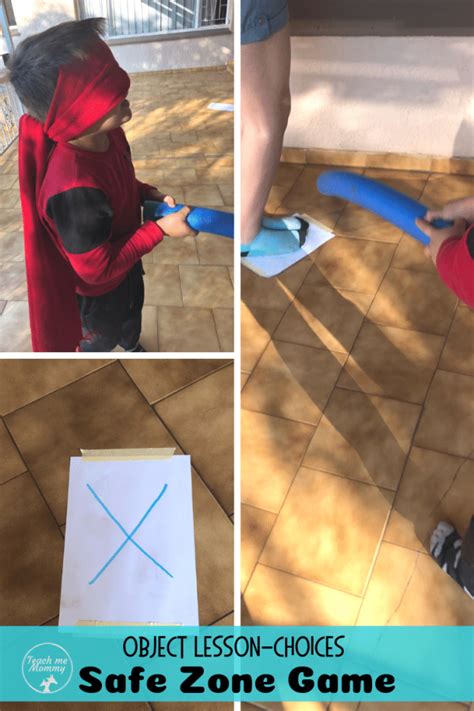 Safe Zone Object Lesson Choices Teach Me Mommy