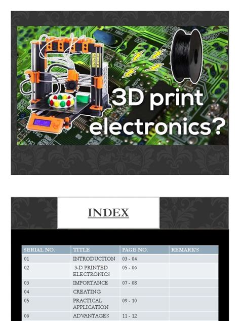 3d printing pdf 3 d printing electronics