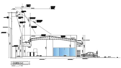 Manufacturing Factory Back Side Details Autocad Files Cad Files Dwg Drawing