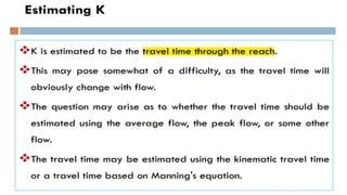 Chapter 7 Flood Routing Notes Pdf 1 Pptx