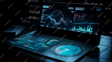 Premium Photo Online Business Analytics And Analytics Via Laptop Software Dashboard App With