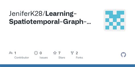 Github Jeniferk28learning Spatiotemporal Graph Representations For Visual Perception Using