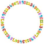 Neon Numerals 3 Free Svg