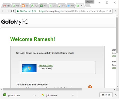 GOTOMYPC RAMESH S BLOG