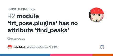 Module Trt Pose Plugins Has No Attribute Find Peaks Issue NVIDIA AI IOT Trt Pose GitHub