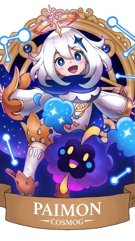Paimon Pokemon Pokemon Crossover Cute Pokemon