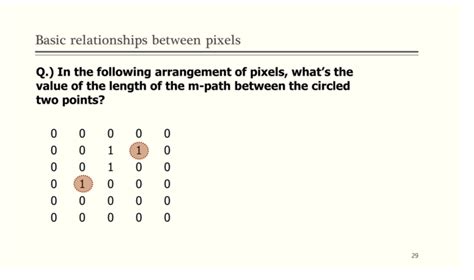 Solved Basic relationships between pixelsQ.) ﻿In the | Chegg.com