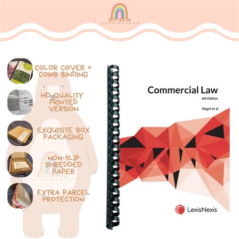 Printed Version Commercial And Consumer Law Lexisnexis Textbook Commercial Law Reading