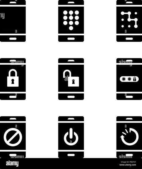 Iphone Password Stock Vector Images Alamy