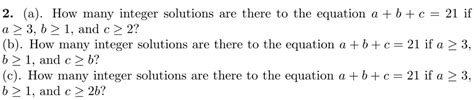 solved a ﻿how many integer solutions are there to the