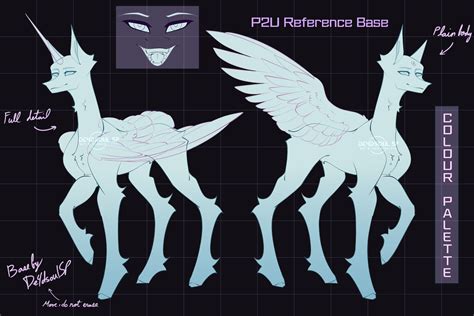 P2u Mlp Reference Sheet Base By De4dsoulsp On Deviantart