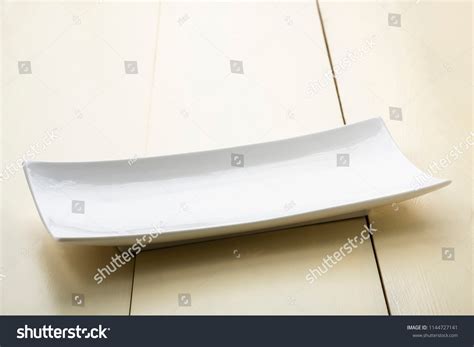 White Rectangular Plate Rounded Corners Stock Photo Shutterstock