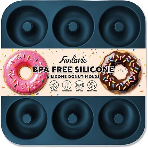 El Dorado Kitchenware Mall Large Silicone Donut Pan For Baking 9