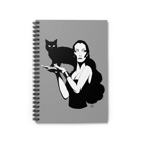 Cher Sketch Spiral Notebook Ruled Lines Stylish Journal Art Lover T Womens