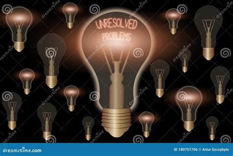 Handwriting Text Writing Unresolved Problems Concept Meaning Those Queries No One Can Answer