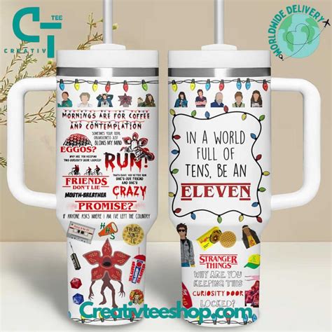 Stranger Things Stanley Tumbler 40oz By Top Fashion Jun 2024 Medium