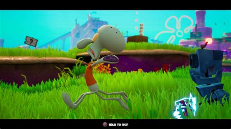 Sbsp Bfbb Squidward Being Chase By A Fodder Robot By Spartan22294 On Deviantart