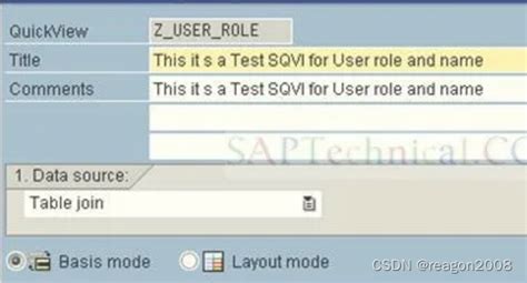 sap abap sqvi快速配置alv报表 sap sqvi csdn博客