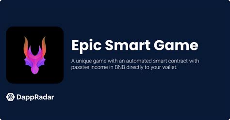 Epic Smart Game Project Overview Analytics And Data Dappradar