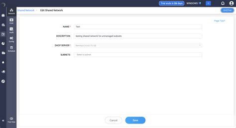 Managing And Unmanaging Dhcp Subnets In Windows