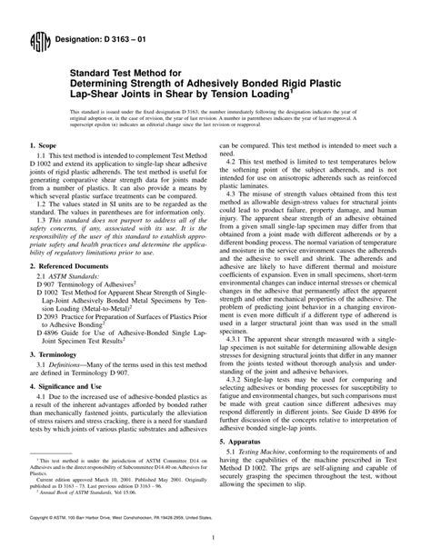 Pdf Standard Test Method For Determining Strength Of Adhesively
