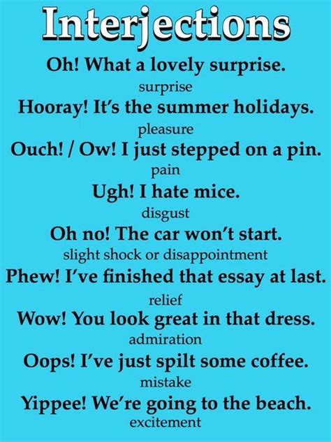 What Are Interjections And How Do You Use Them Interjections