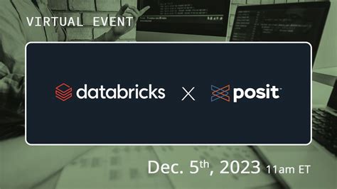 A Partnership Made In Heaven Posit 🤝 Databricks Were Teaming Up With Databricks To Help You