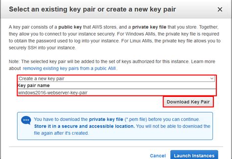 create ec2 instance windows server 2016 dan create elastic ip aws
