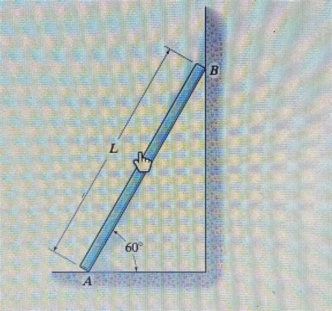 Solved The Slender 12 Kg Bar Has A Clockwise Angular