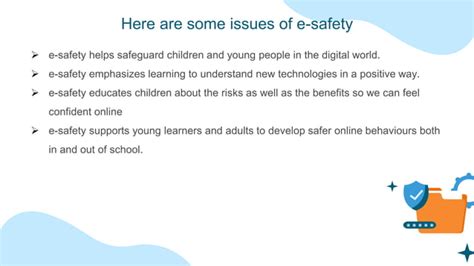 Safety Issues On The Use Of ICT Including E Safety Rules Pptx Internet Safety Parenting