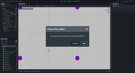 Improve Confirmation Dialogs Presentation · Issue 3271 · Godotengine