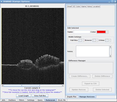 sharad radargrams jmars java mission planning and analysis for