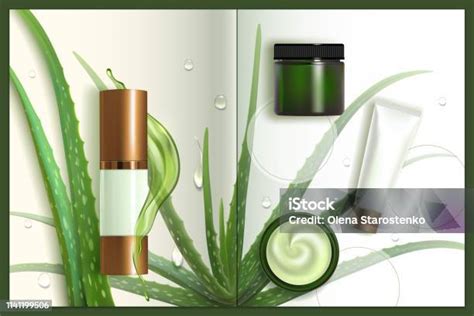 카탈로그 매거진 용 화장품 용 디자인 광고 포스터 화장품 패키지 디자인 보습 크림 젤 바디 로션 알로에 베라 추출 물 3차원