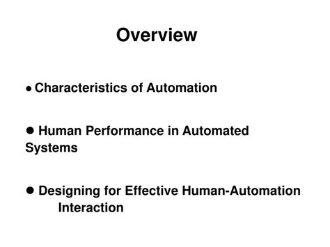 Ppt Cognitive Engineering Psyc 530 Automation And Human Performance Powerpoint Presentation