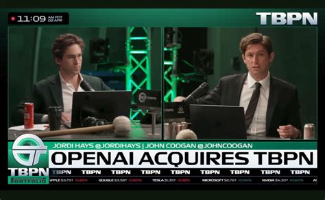 Why Openai Decided To Buy ‘tbpn Techs Hottest News Show Wsj