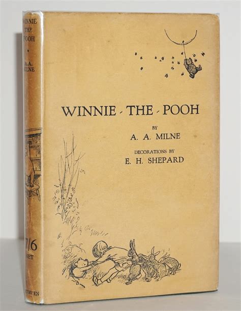 Winnie The Pooh By A A Milne Near Fine Hardcover 1926 1st Edition Meier And Sons Rare Books