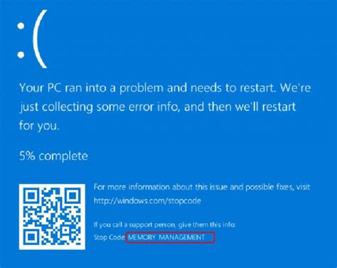 Solutions On How To Fix Computer Crash Memory Management Errors