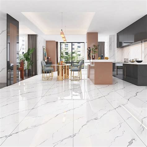 Rectangle Floor Tile Texture Pattern Straight Edge Glazed Design Floor Tile Clearhalo