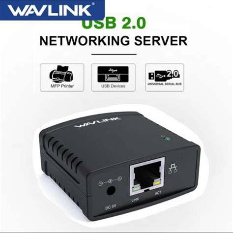 Jual Print Server Usb Wavlink 100mbps Ethernet To Usb Sharing Printer Shopee Indonesia