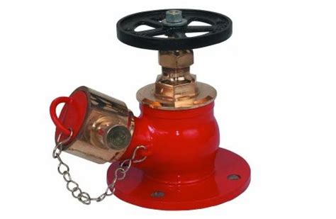 Cast Iron Flanged Fire Hydrant Valve 65mm Inlet X 63mm Outlet At